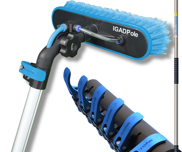 Telescopic poles window cleaning equipment – IGADPole